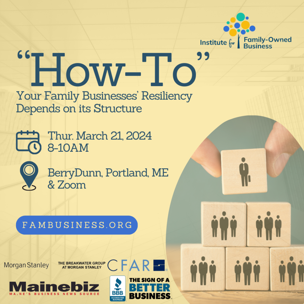 "How-To's": Your Family Businesses’ Resiliency Depends on its Structure ...