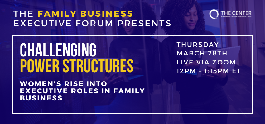 The Family Business Executive Forum - The Institute for Family-Owned ...